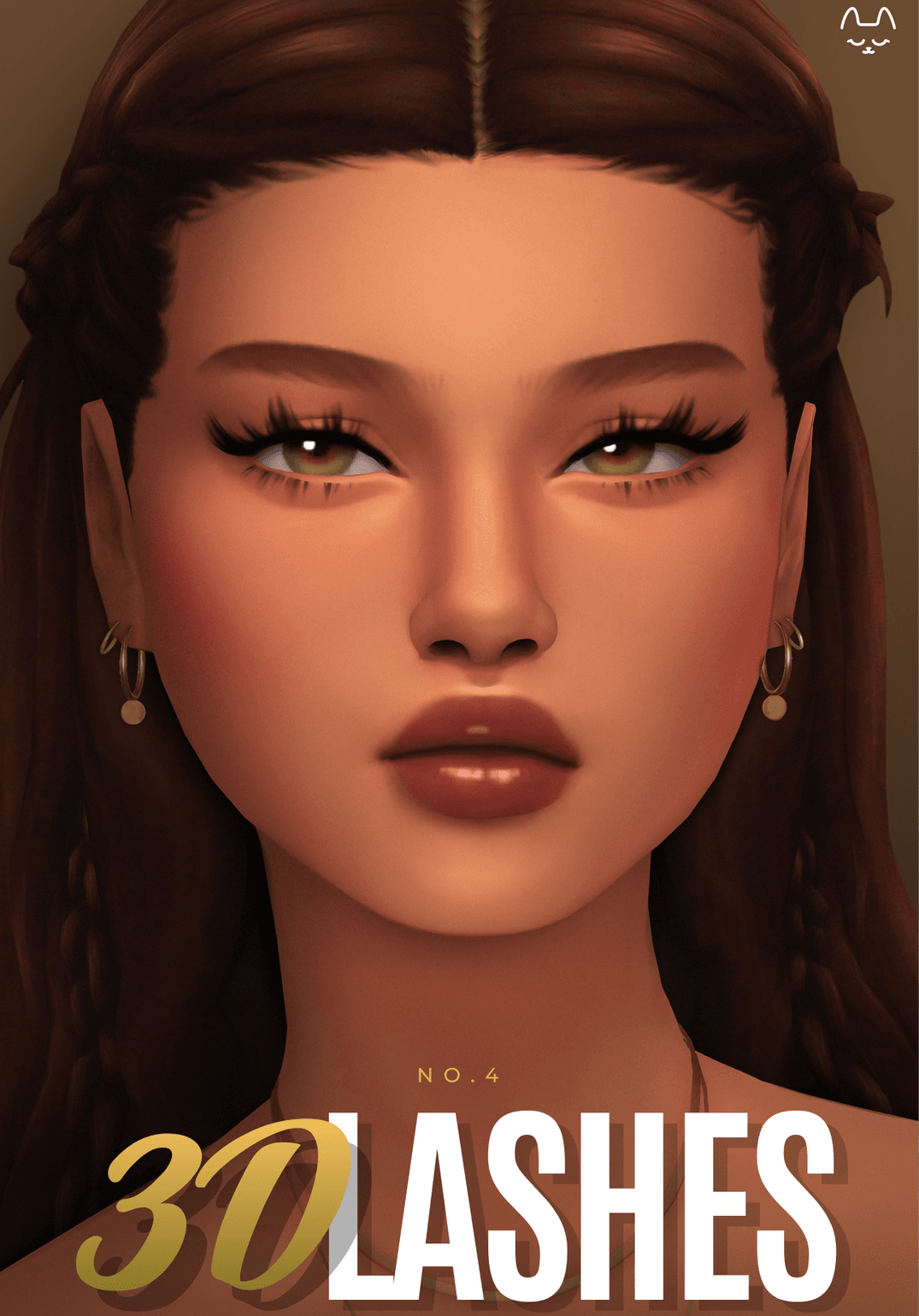 Ресницы 3D Lashes No.4 | Sims4Mods