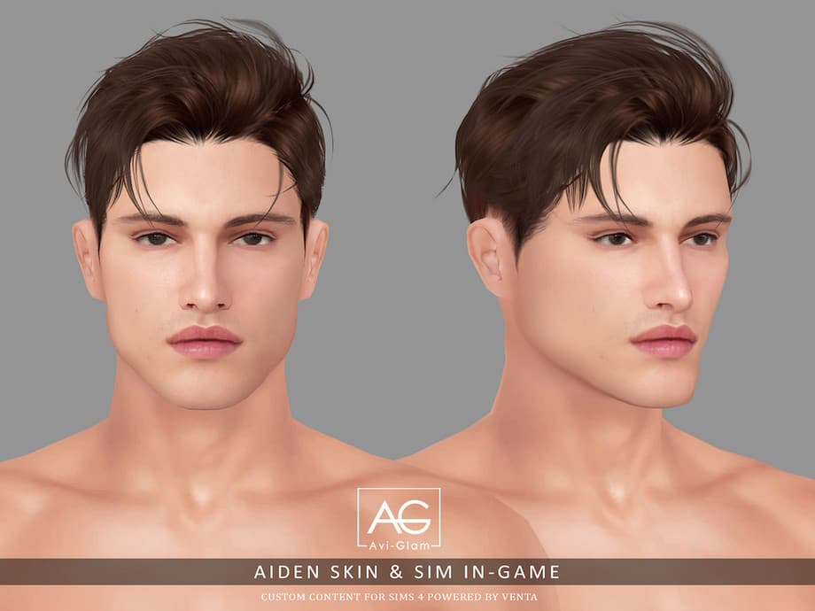 Скин Aiden Skin | Sims4Mods