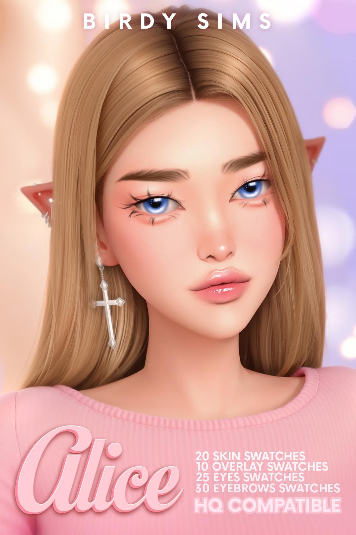 Сет для создания персонажа Alice Set | Sims4Mods