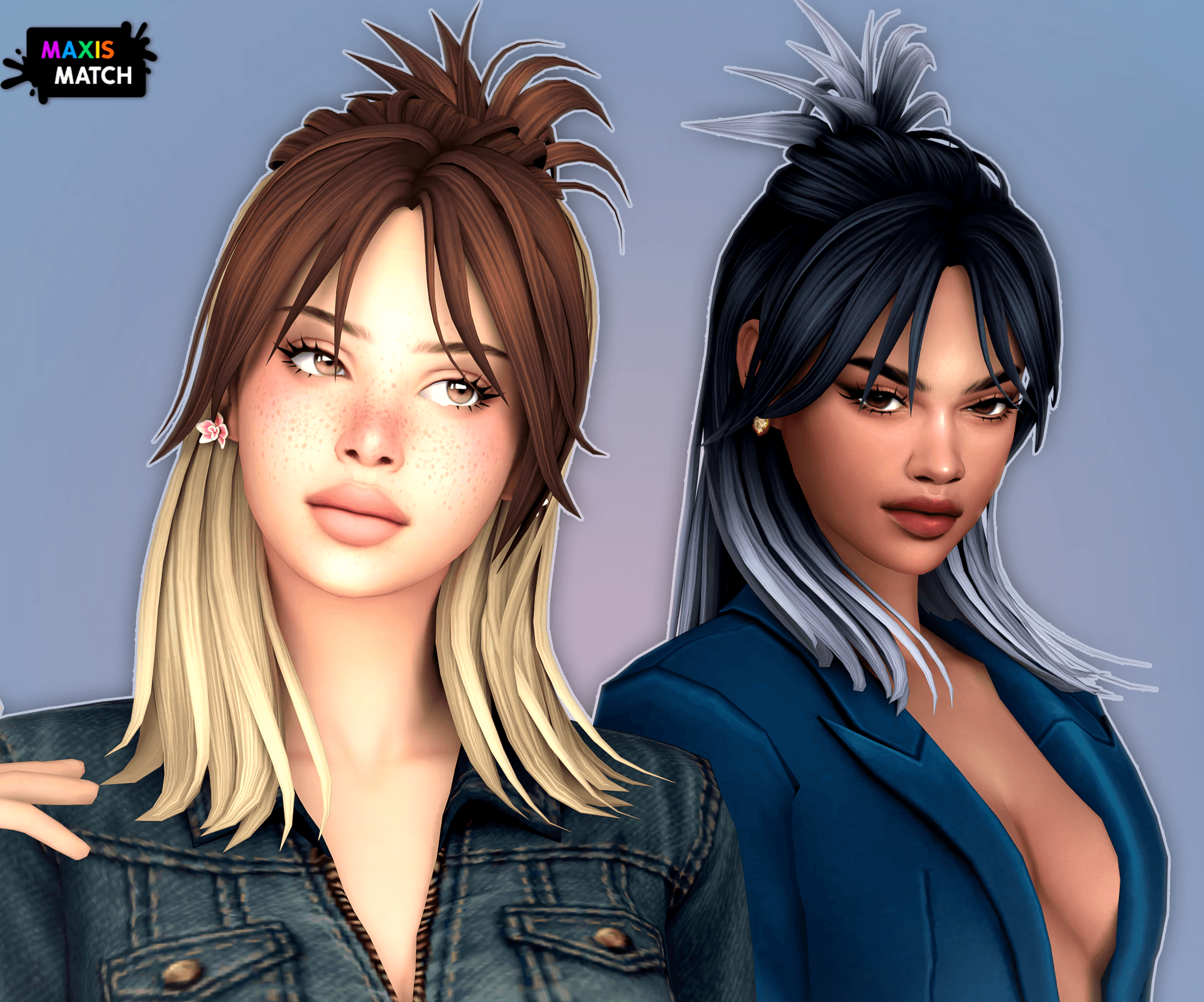 Прическа Chloe Hairstyle | Sims4Mods