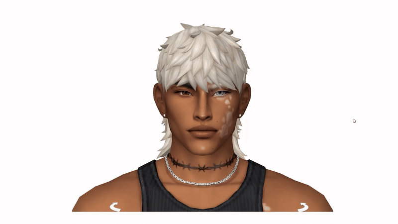 Прическа Cole Hair | Sims4Mods