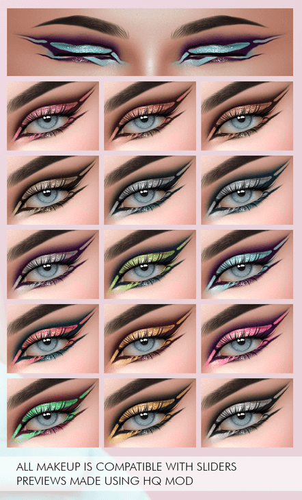 Набор для макияжа Genella Makeup | Sims4Mods
