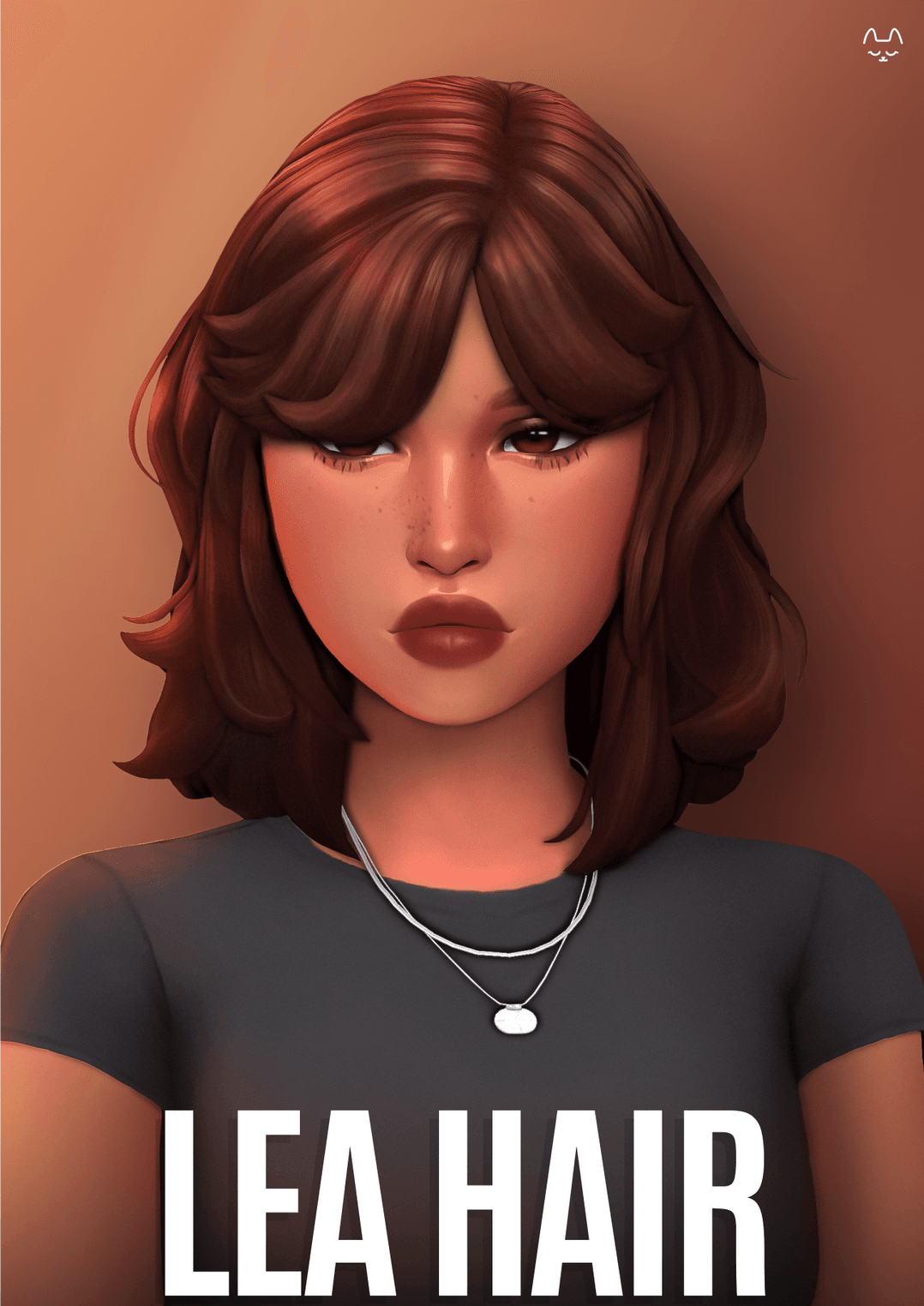 Прическа Lea Hair | Sims4Mods