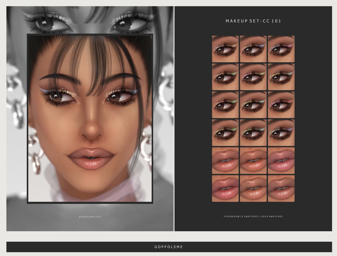 Набор для макияжа Makeup Set CC101 | Sims4Mods
