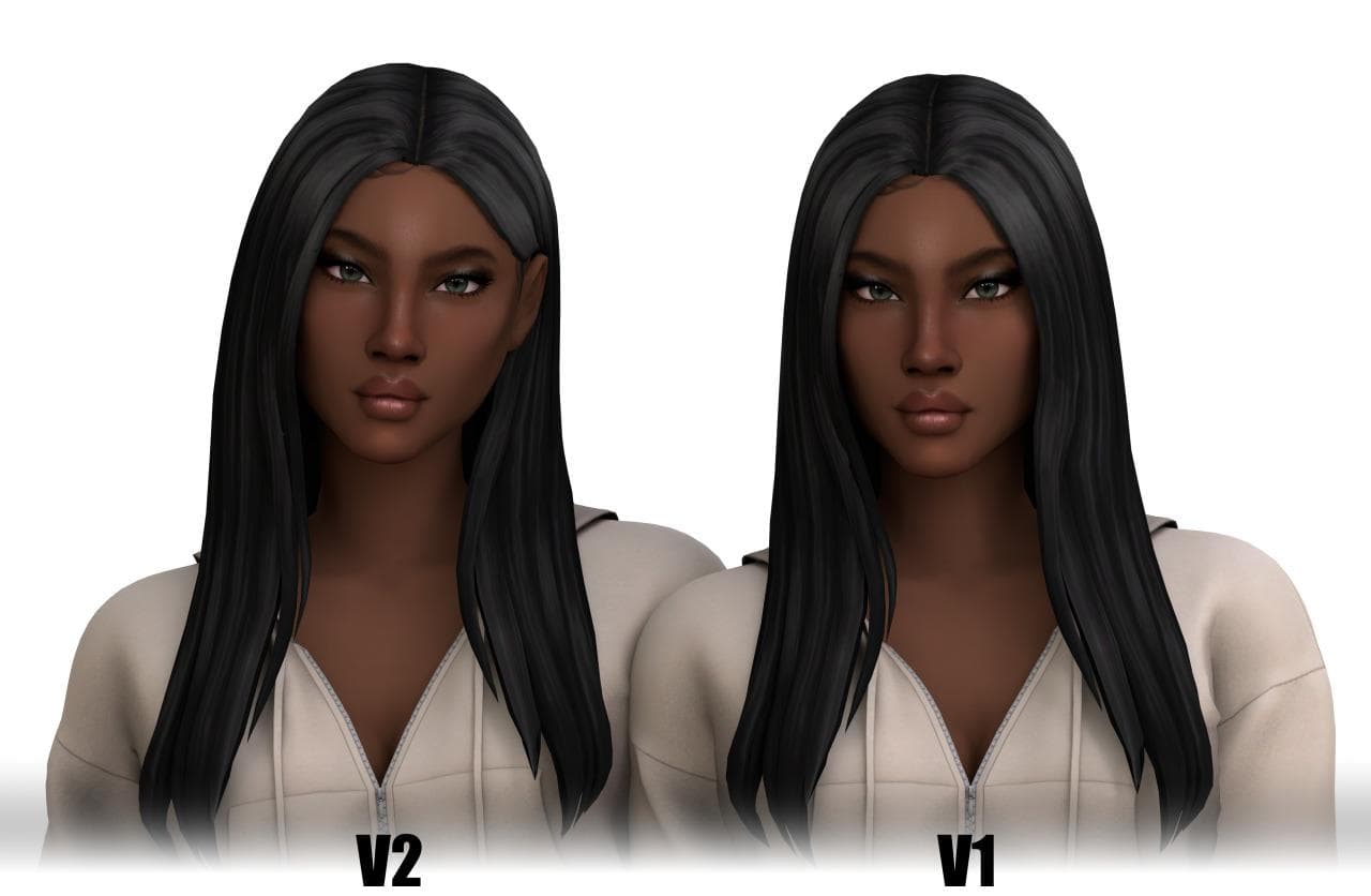 Прическа Matilda Hair | Sims4Mods