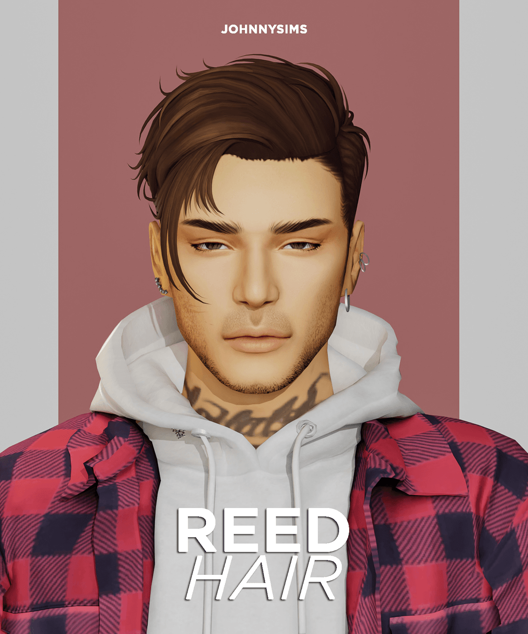 Прическа Reed Hair | Sims4Mods