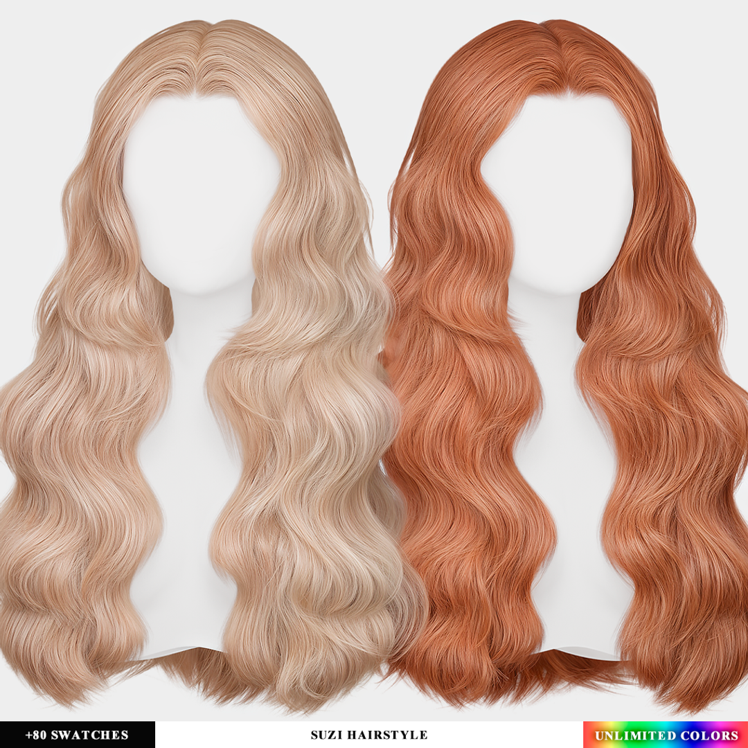 Прическа Suzi Hairstyle | Sims4Mods