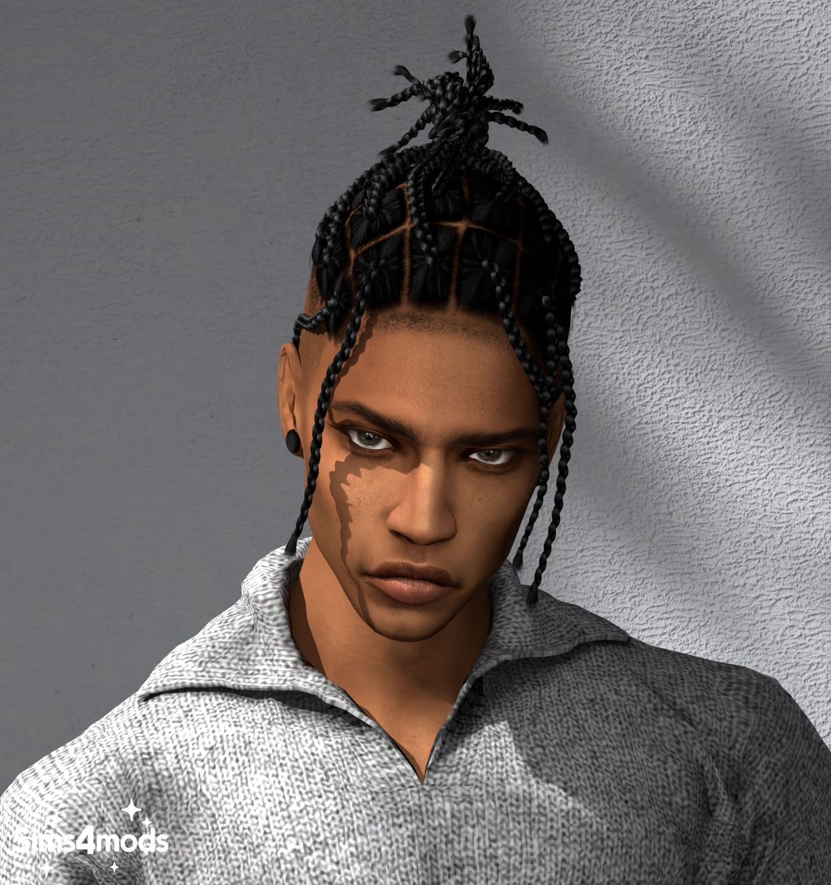 Прическа Travis | Sims4Mods