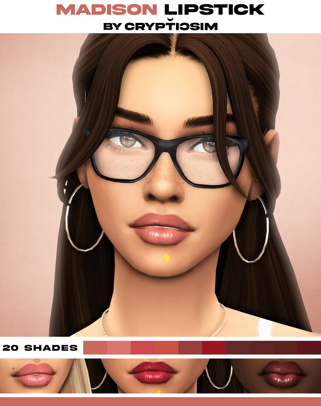 Помада Madison Lipstick | Sims4Mods
