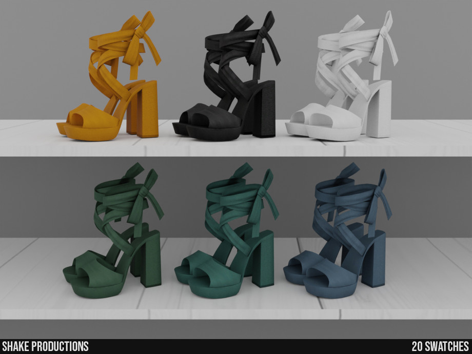 Босоножки 955 High Heels | Sims4Mods