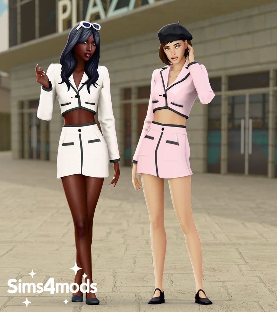 Сет одежды Annie Set | Sims4Mods