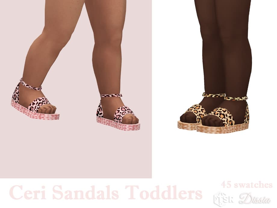 Сандалии для тоддлеров и детей Ceri Sandals | Sims4Mods