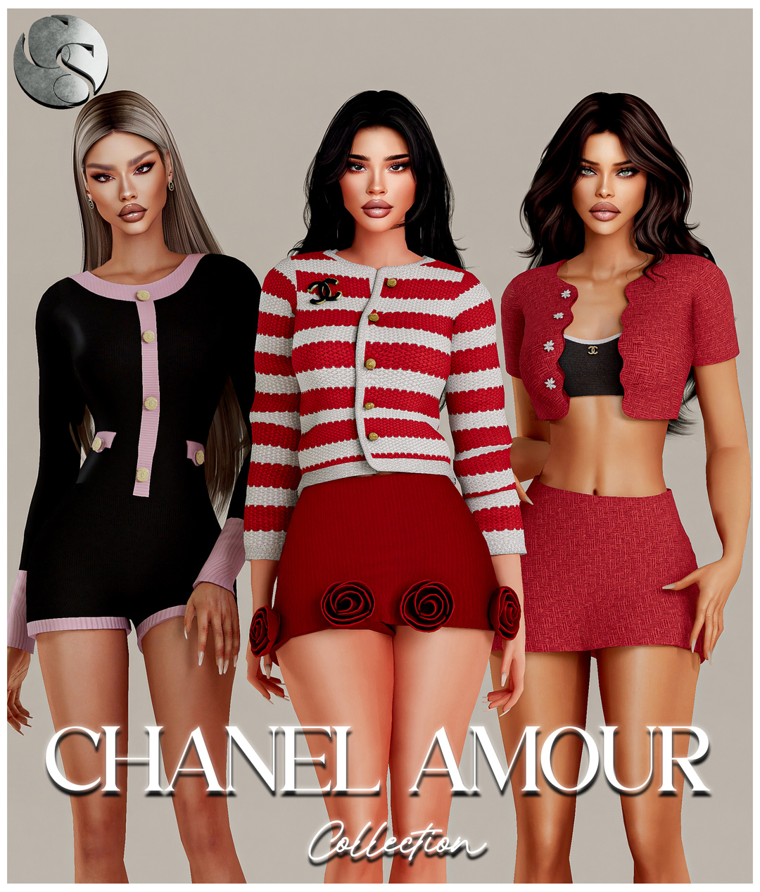 Коллекция Chanel Amour Collection | Sims4Mods