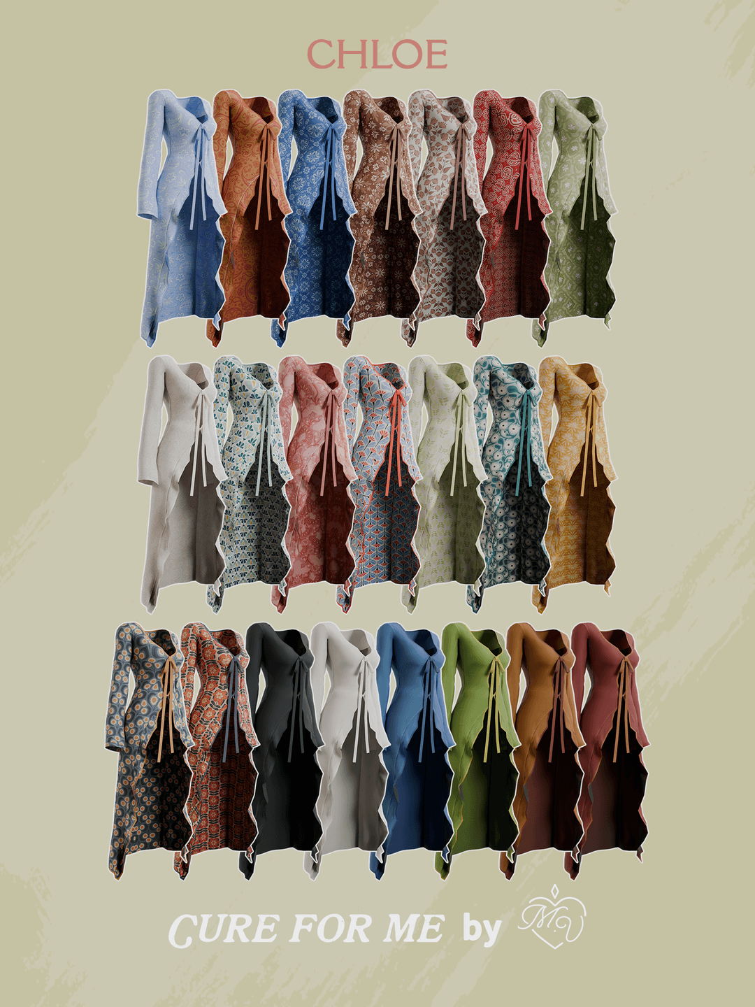 Туника Chloe Top | Sims4Mods