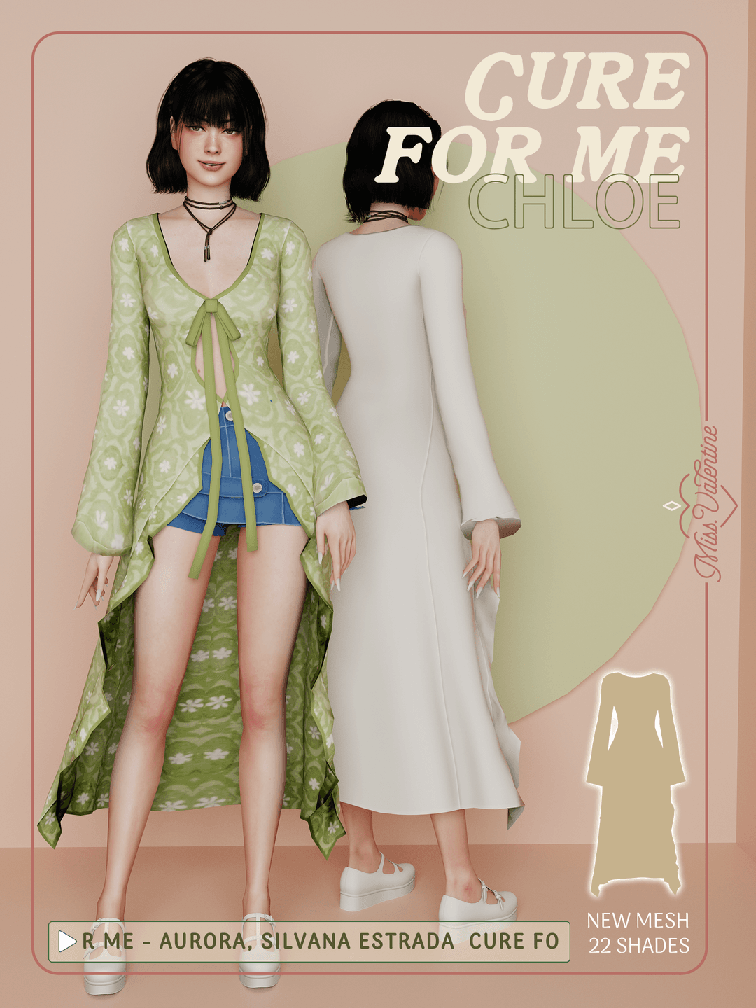 Туника Chloe Top | Sims4Mods