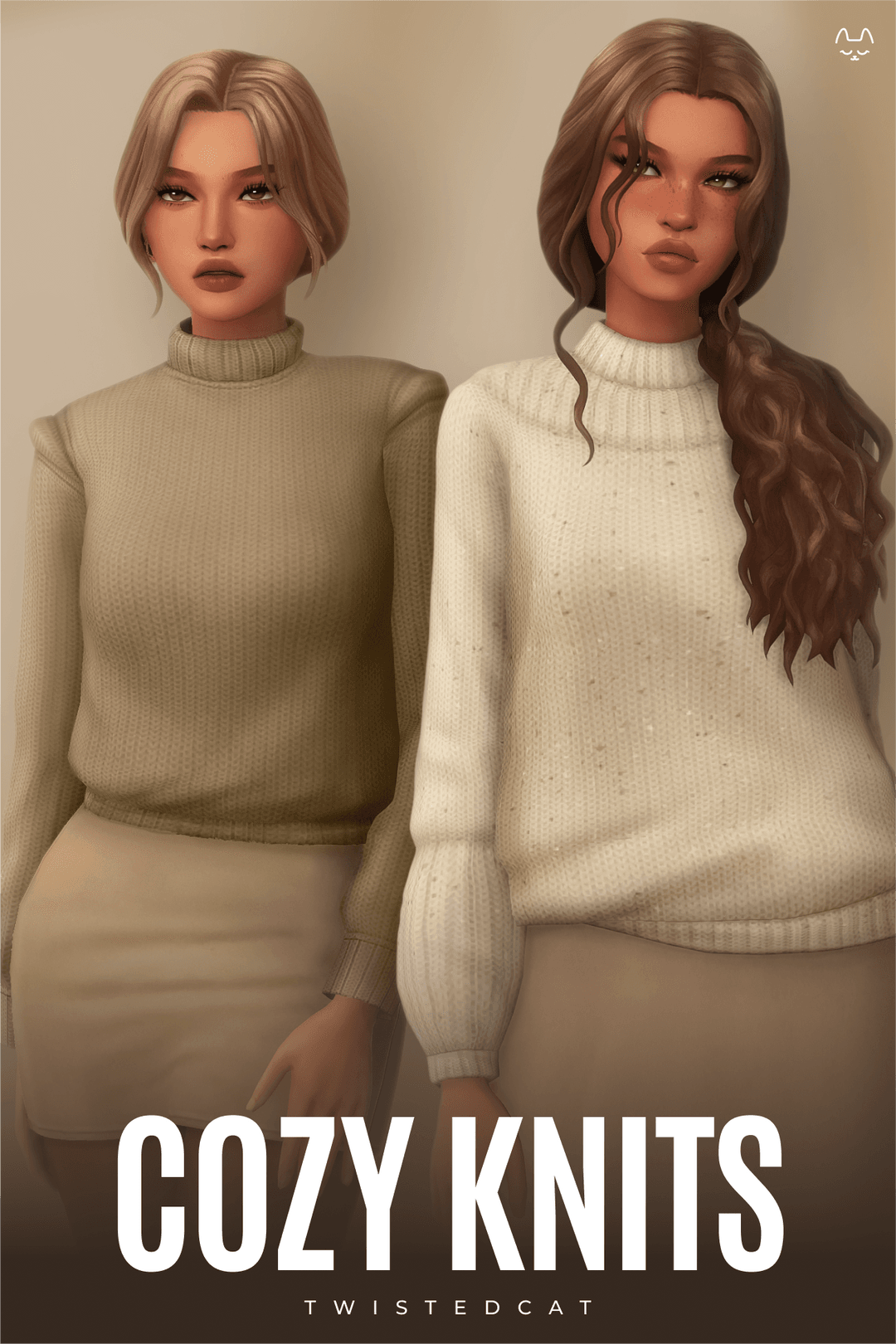 Вязаные свитера Cozy Knits | Sims4Mods