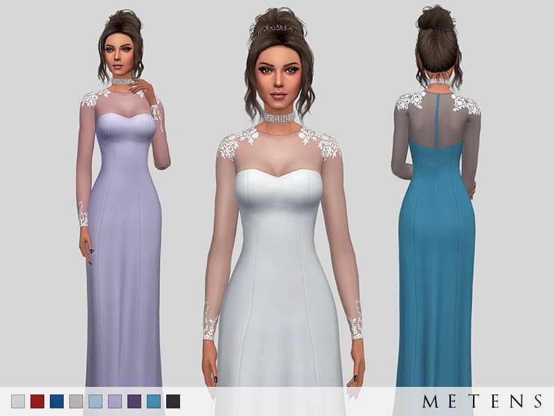 Платье Eleanor Dress | Sims4Mods