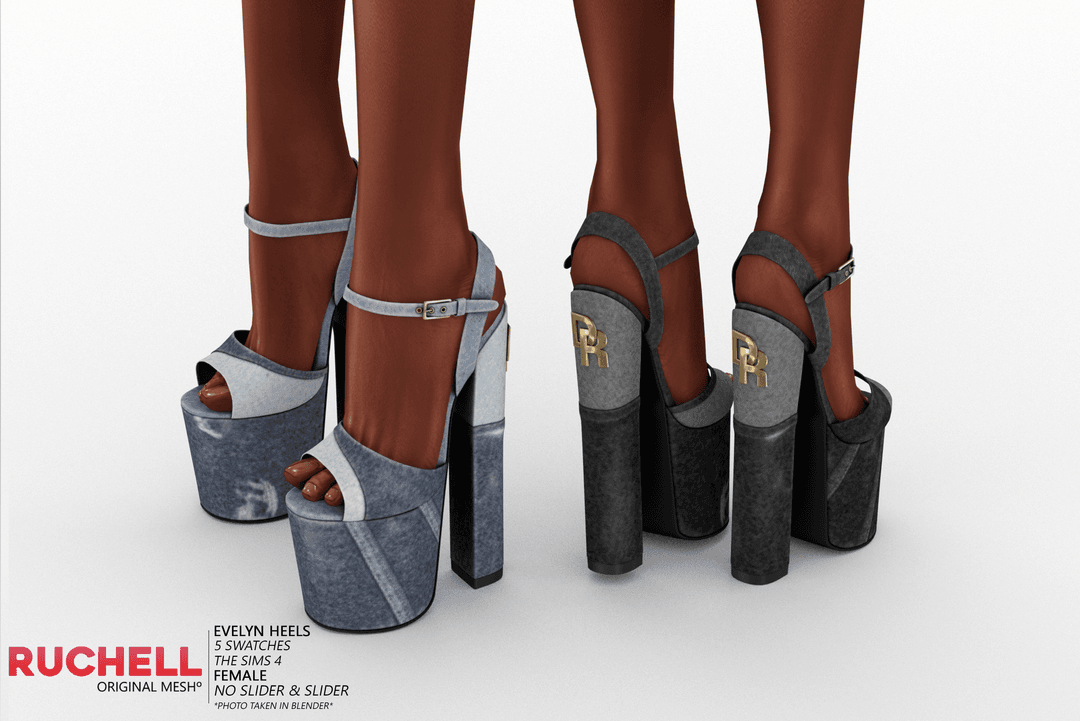 Туфли Evelyn Heels | Sims4Mods