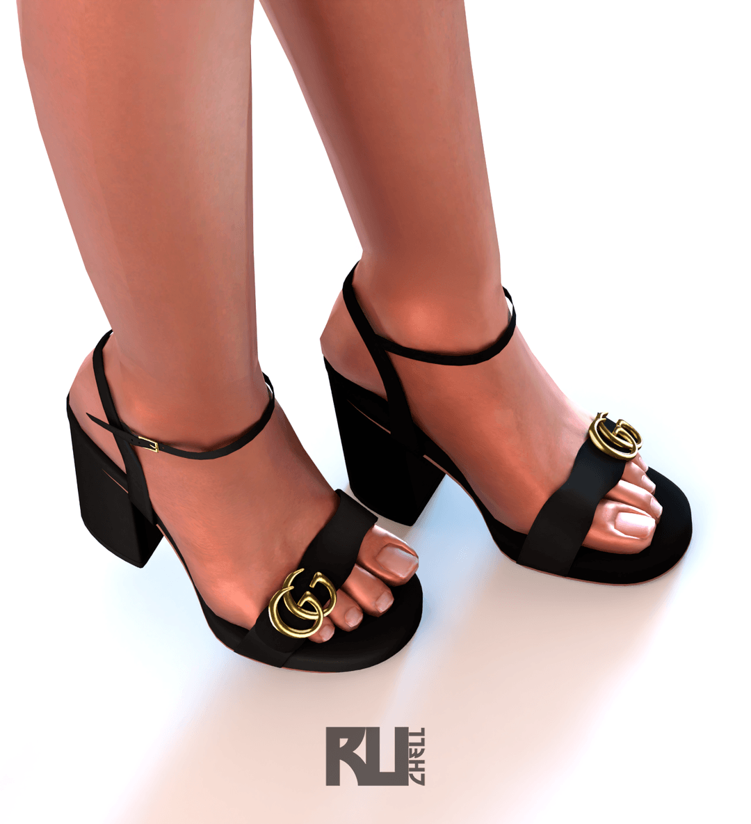 Босоножки GG02 Heels | Sims4Mods