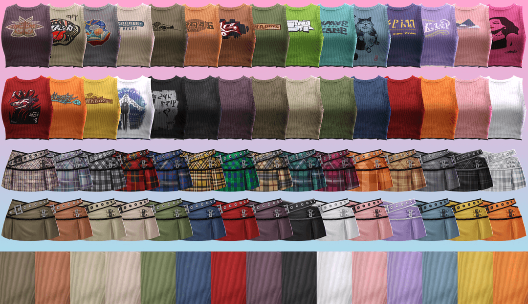 Коллекция одежды Hot Mess | Sims4Mods