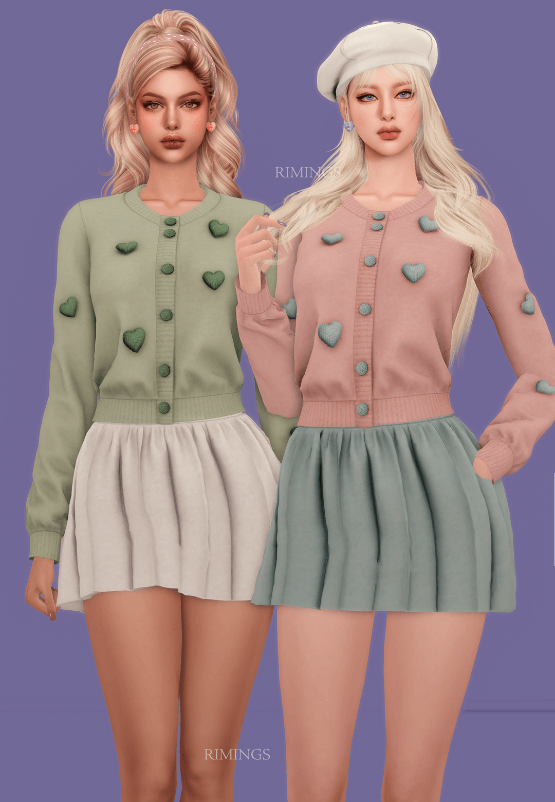 Сет одежды Hug Me Outfit Set | Sims4Mods