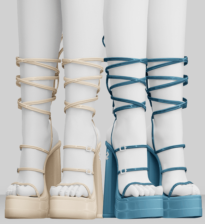 Босоножки Judy High Heels | Sims4Mods