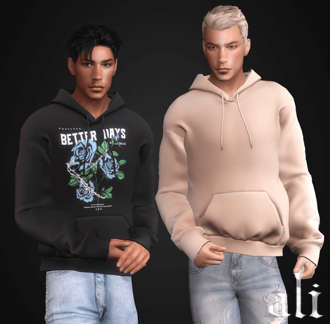 Толстовка LOGAN hoodie | Sims4Mods