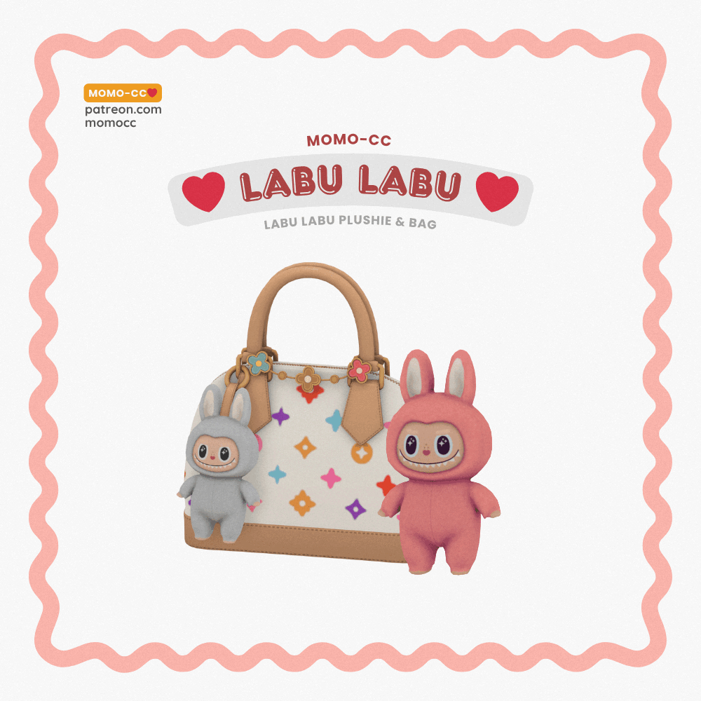 Сумка и игрушка Labubu | Sims4Mods
