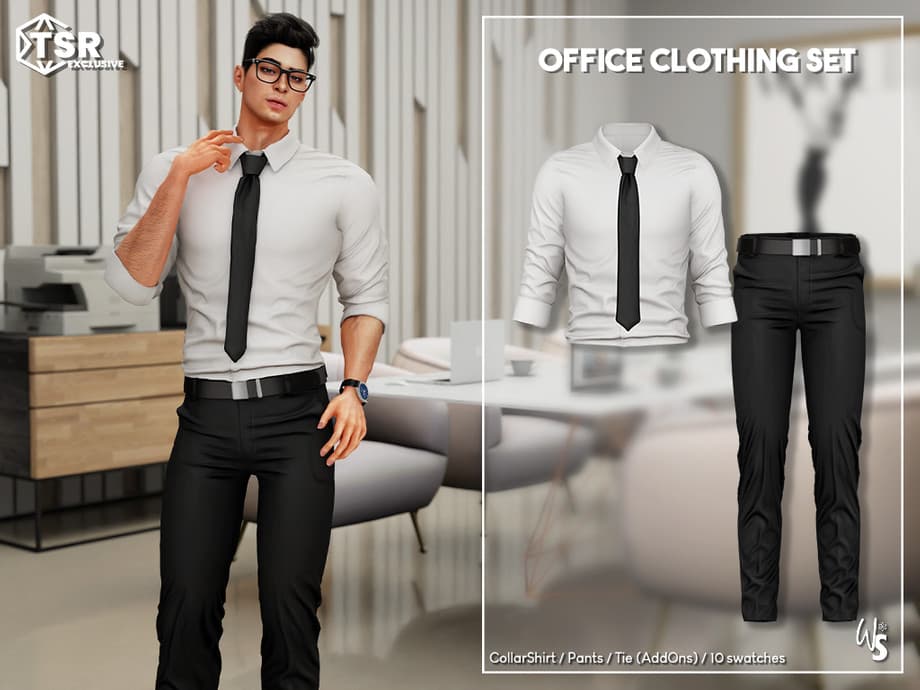 Сет одежды Office Clothing Set | Sims4Mods