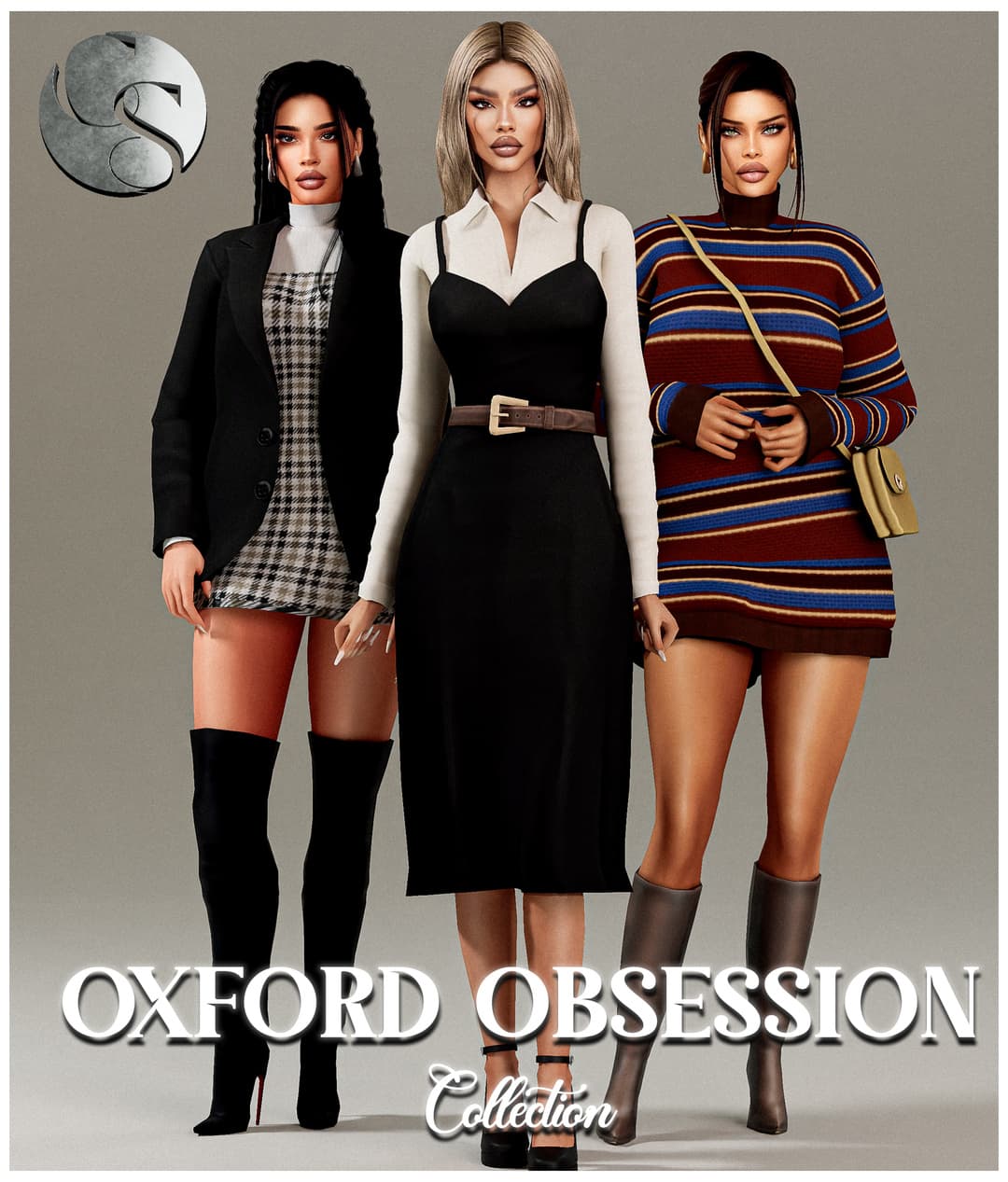 Коллекция одежды Oxford Obsession Collection | Sims4Mods