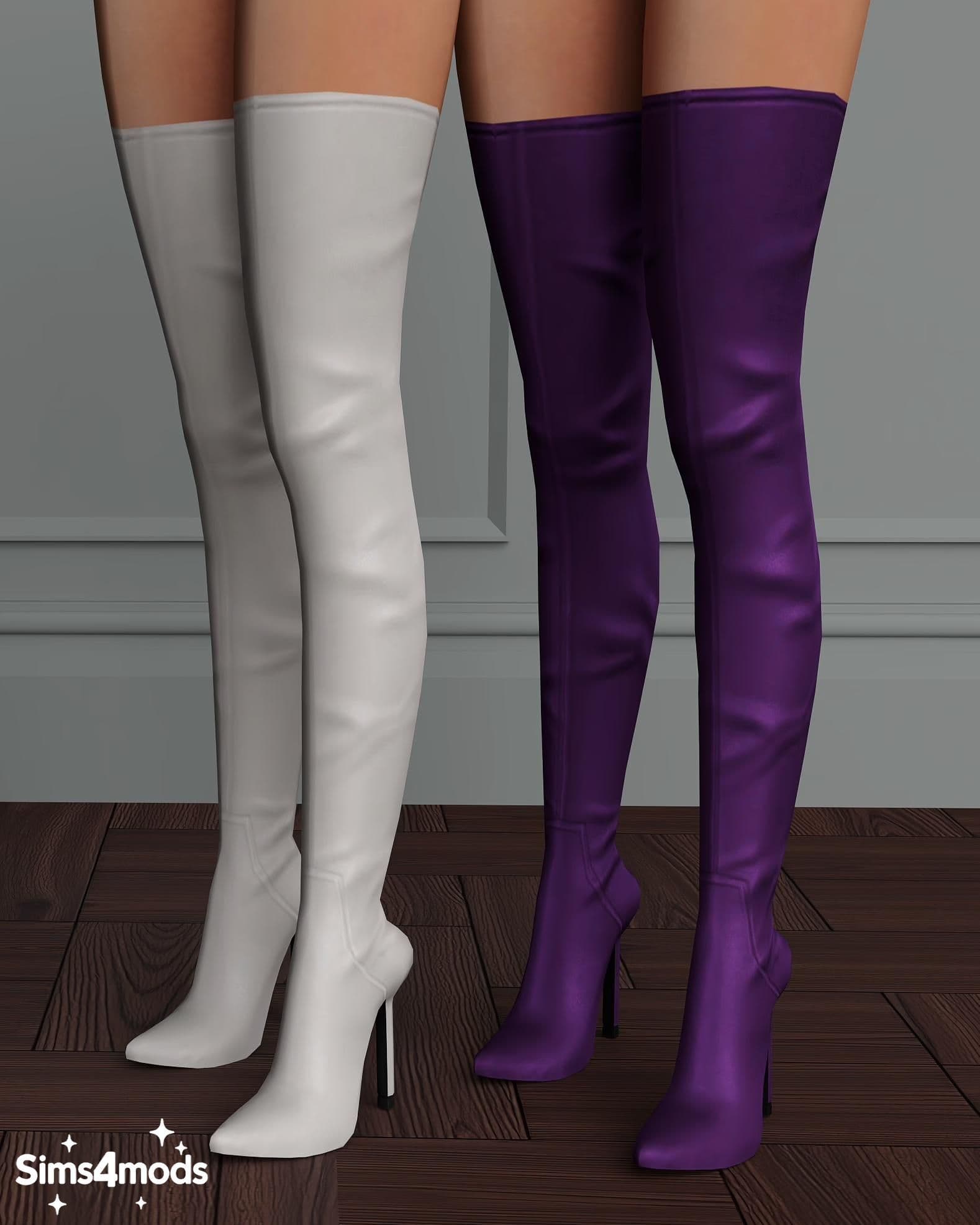Ботфорты Roni High Heel Boots | Sims4Mods