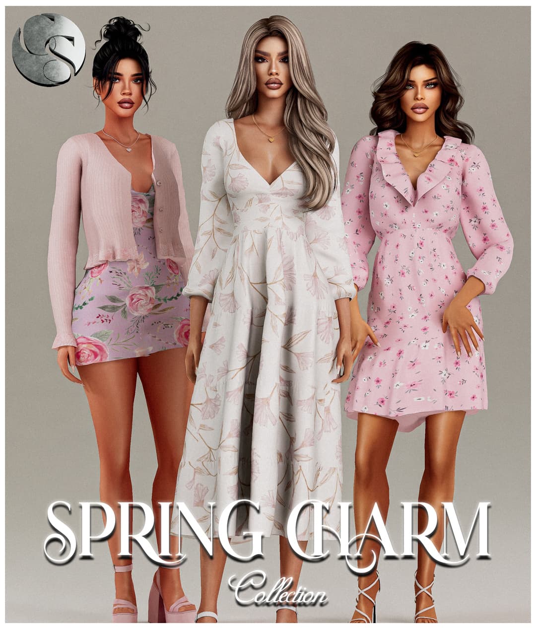 Коллекция одежды Spring Charm | Sims4Mods