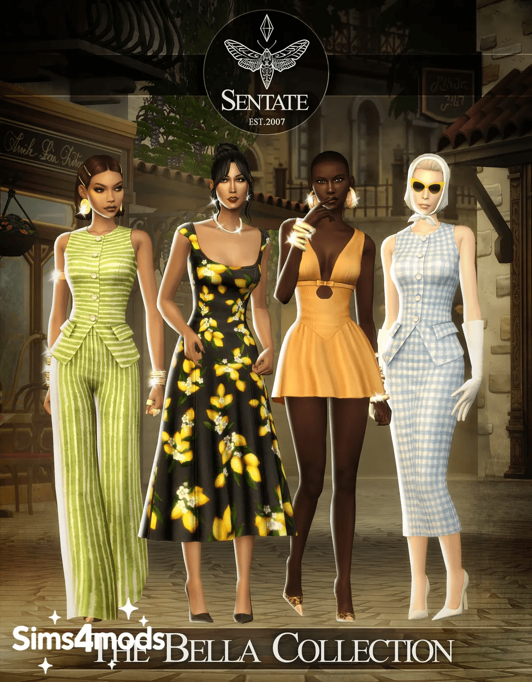 Коллекция одежды The Bella Collection | Sims4Mods