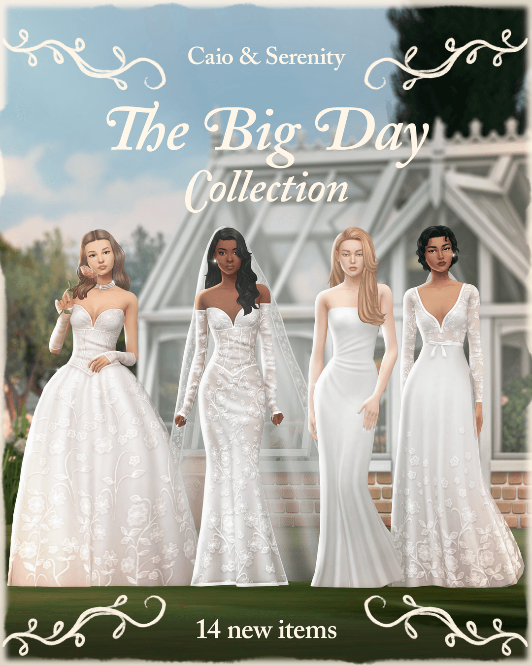 Коллекция свадебных платьев The Big Day | Sims4Mods