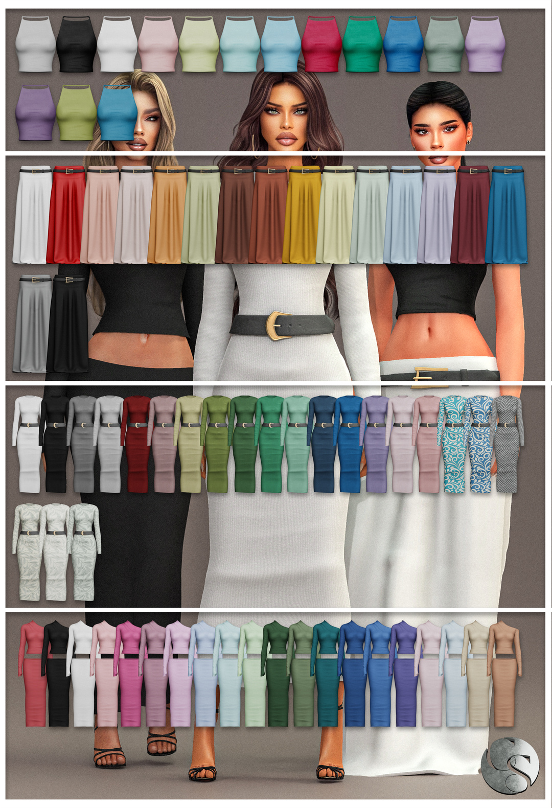 Коллекция The Neutral Code | Sims4Mods
