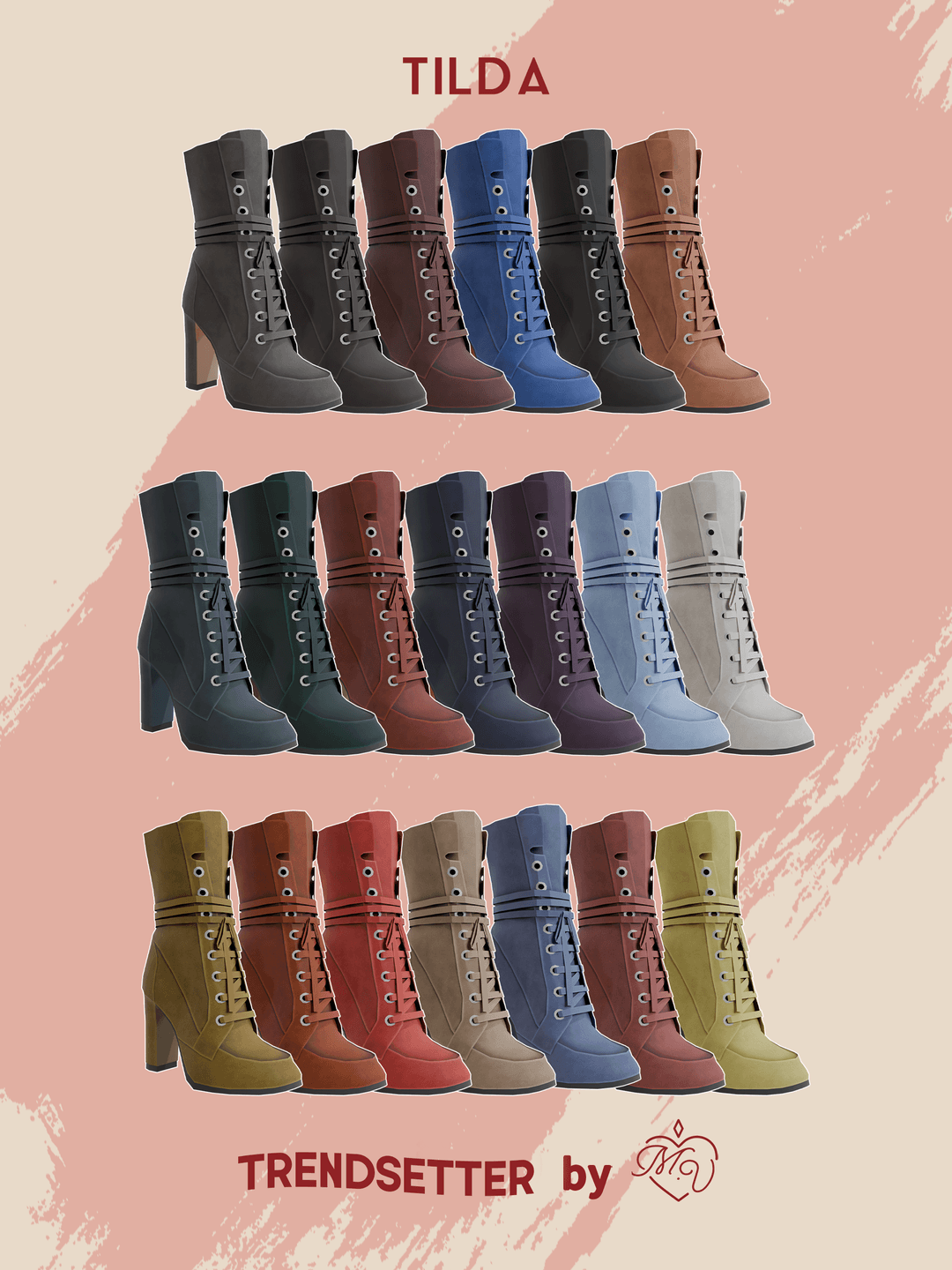 Полусапожки Tilda Shoes | Sims4Mods