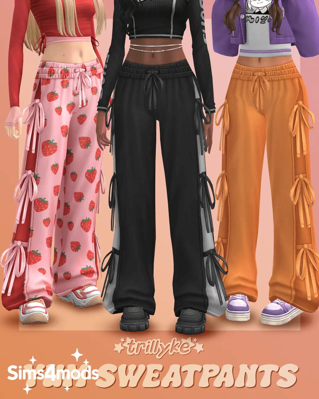 Штаны Yum Sweatpants | Sims4Mods