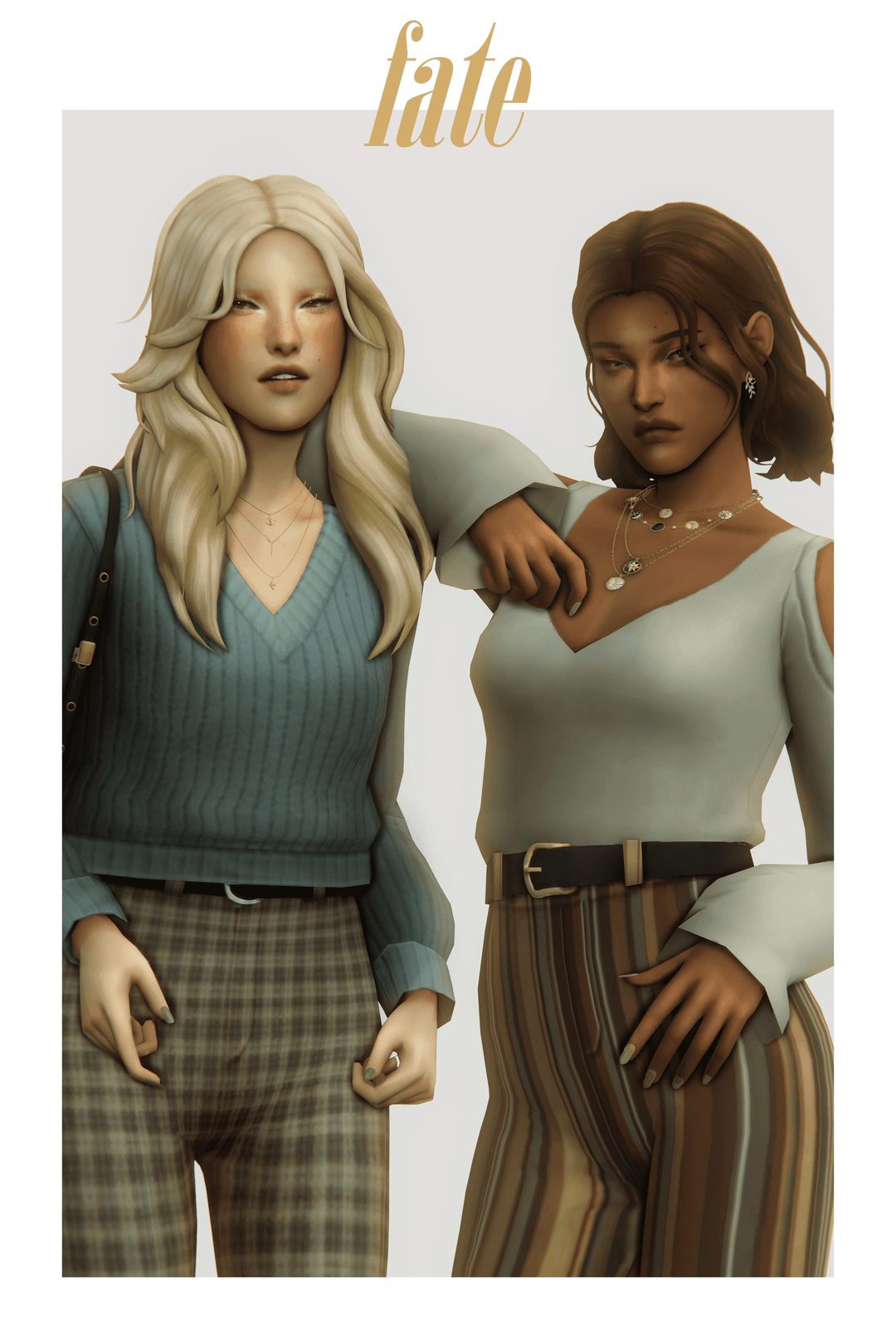 Набор одежды и причесок «Fate» | Sims4Mods