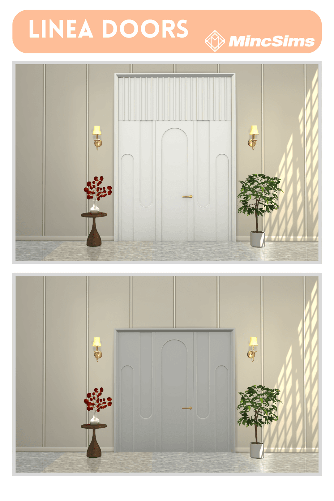 Двери Linea Doors | Sims4Mods