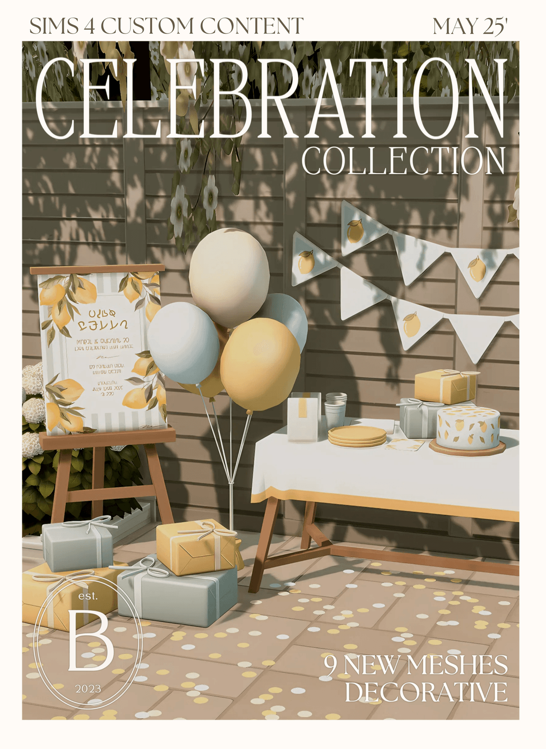 Набор декора Celebration Collection | Sims4Mods