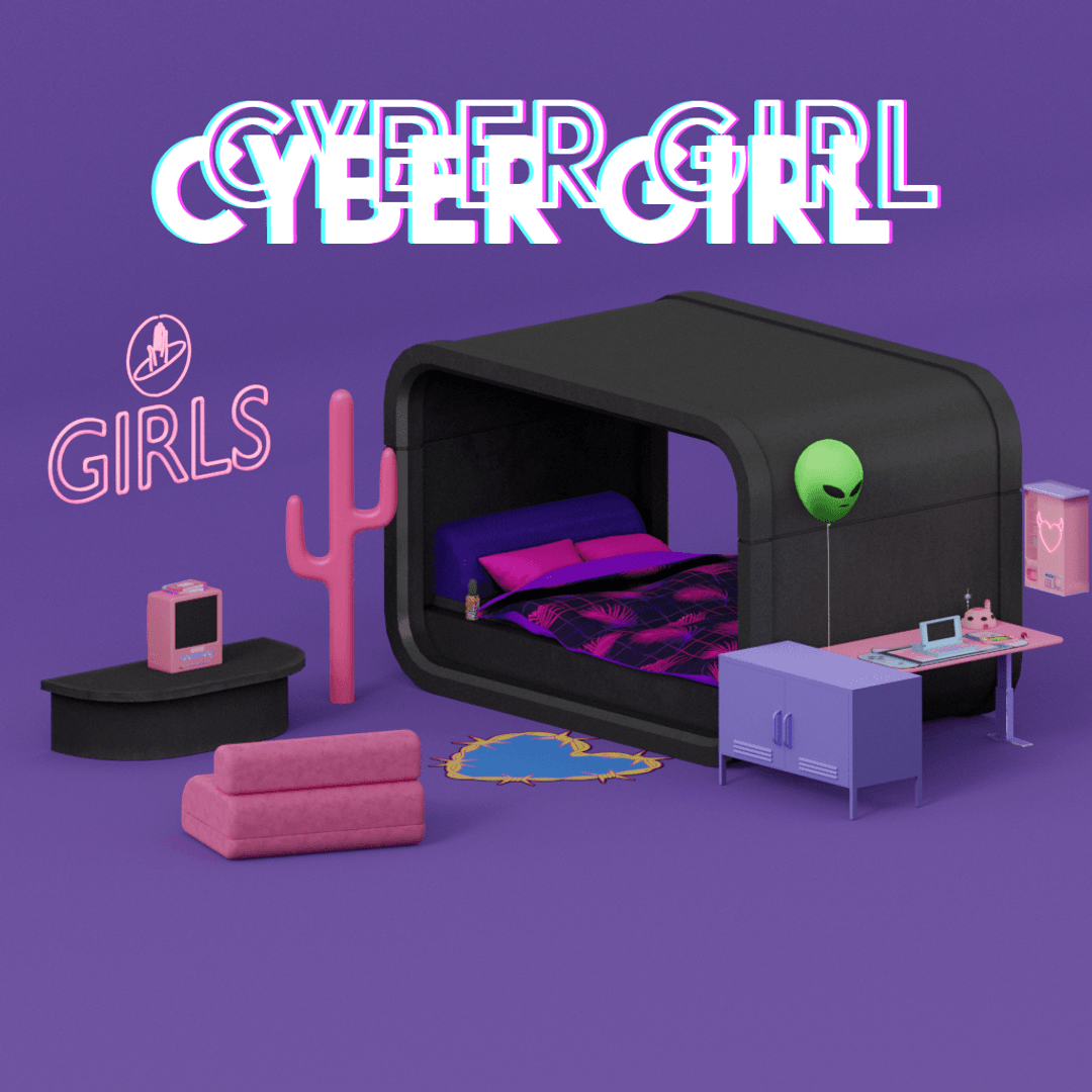 Набор мебели Cyber Girl Set | Sims4Mods