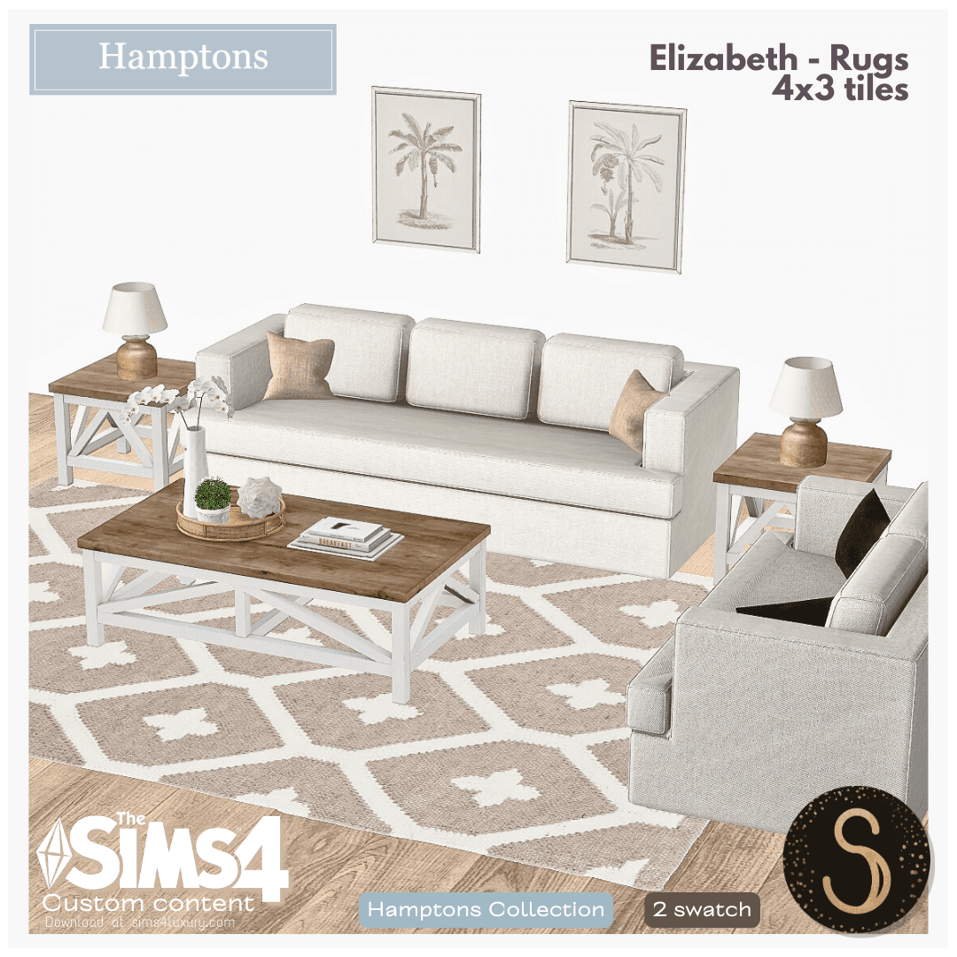 Ковёр Elisabeth | Sims4Mods