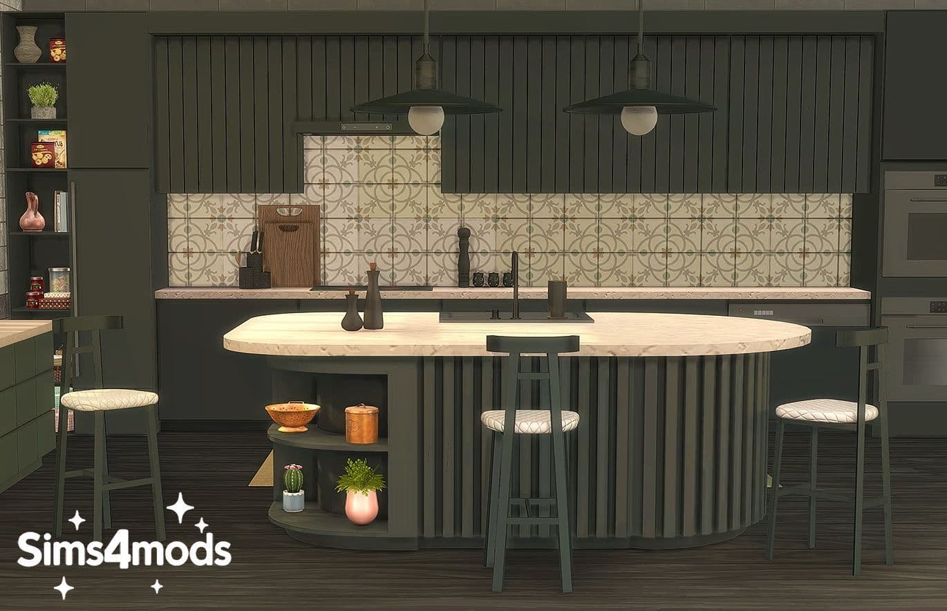Кухня Elle Kitchen | Sims4Mods