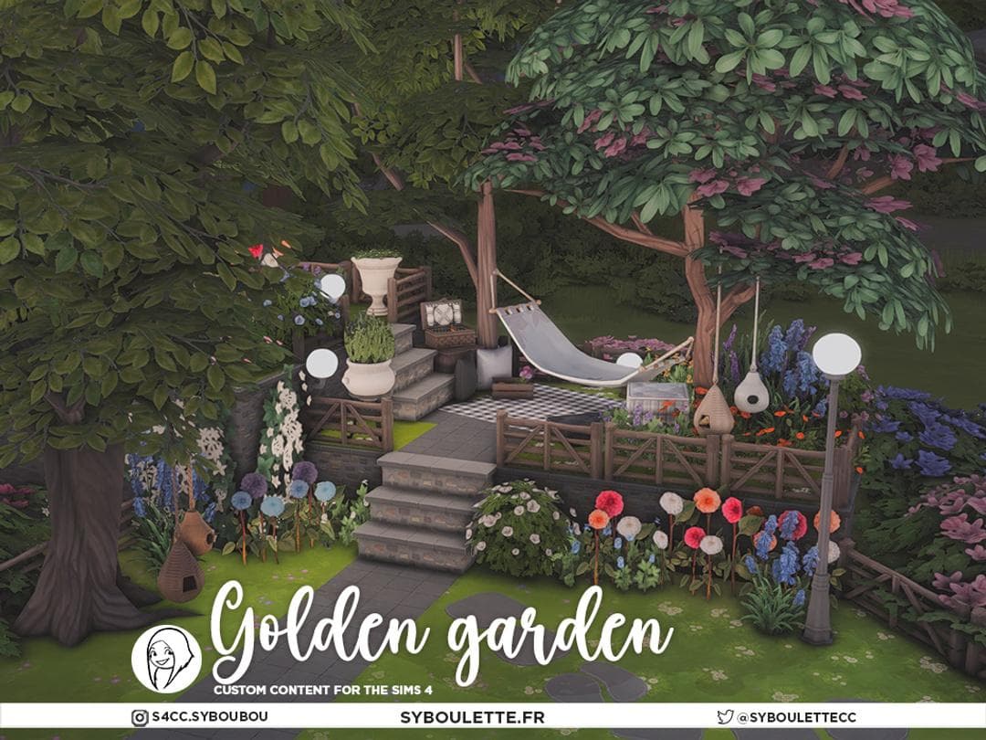 Набор для сада Golden Garden | Sims4Mods