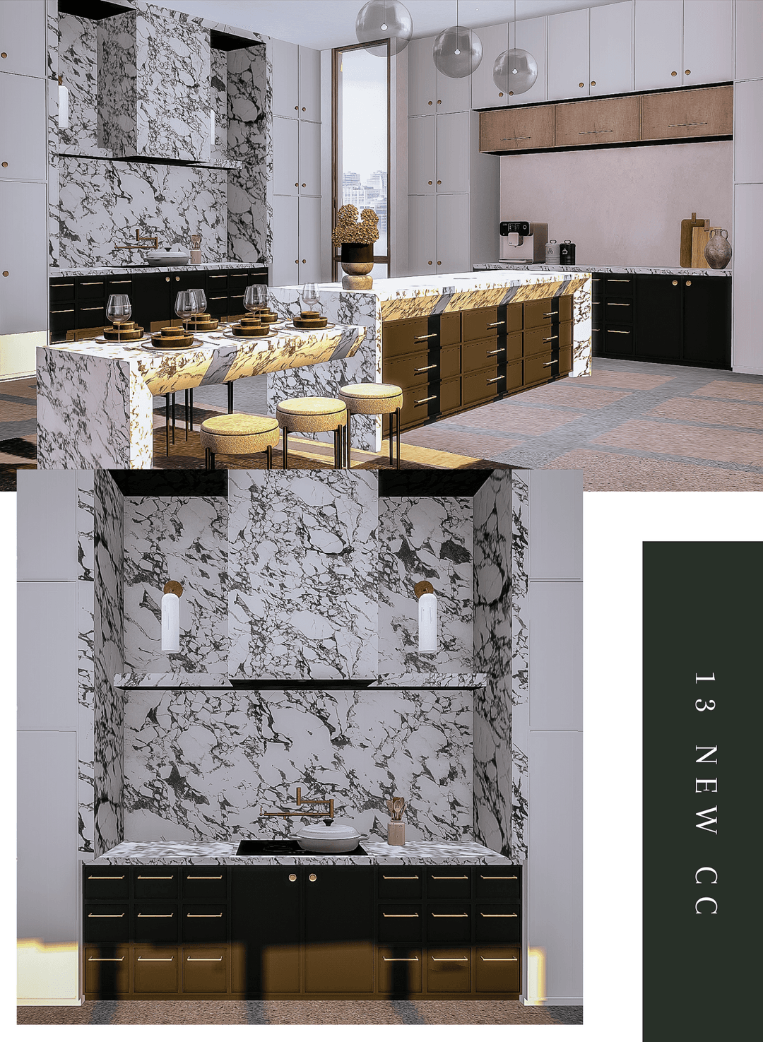 Кухонный сет Insomnia | Sims4Mods