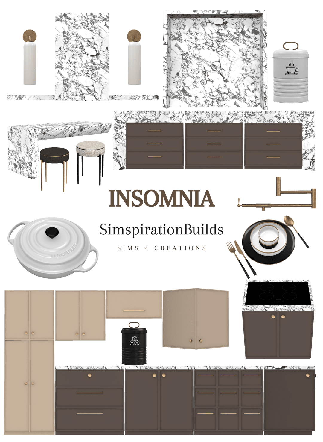 Кухонный сет Insomnia | Sims4Mods