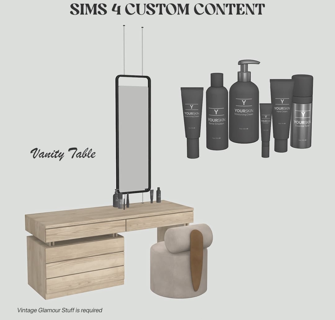 Туалетный столик Vanity | Sims4Mods