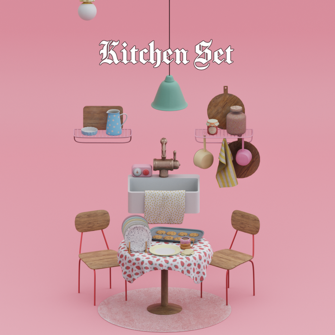 Комплект для кухни Kitchen Set | Sims4Mods