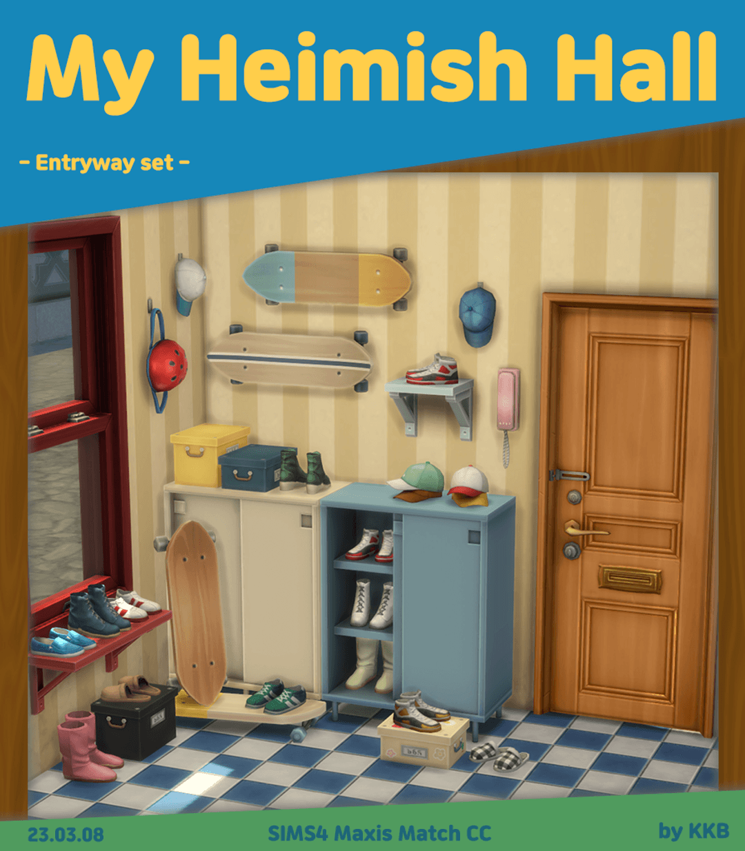 Набор для прихожей My Heimish Hall | Sims4Mods