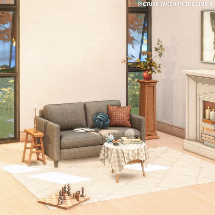 Набор мебели Natural Sleeper Sofa | Sims4Mods